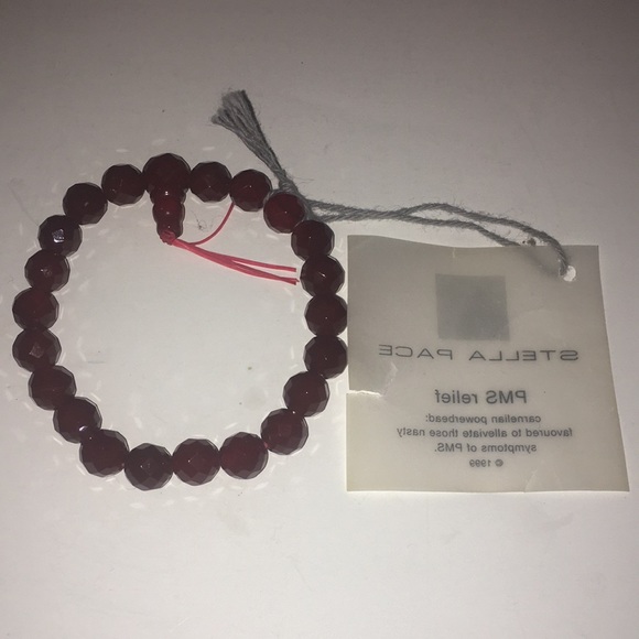 stella pace | Jewelry | Stella Pace Carnelian Powerbead Pms Relief ...